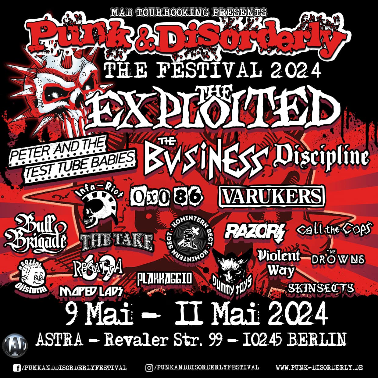 Punk & Disorderly 2024 - Punk Rock Agenda